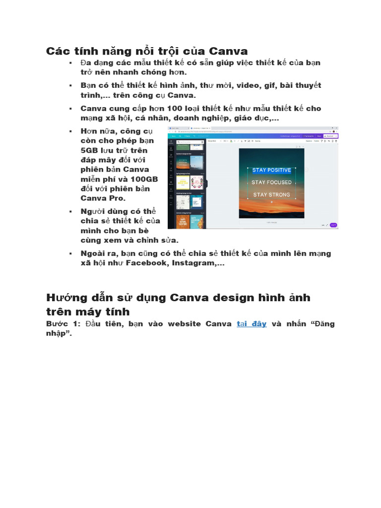 Cách S D NG Canva | PDF