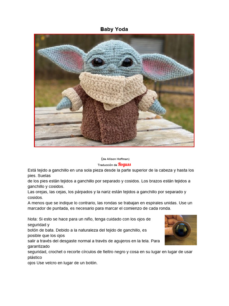 Baby Yoda | PDF | Tejer