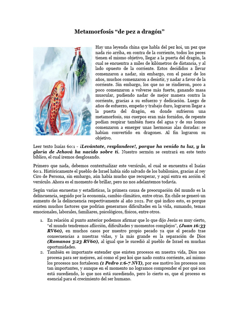 Pez Koi | PDF | Pescado | Amor