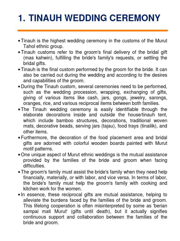 Murut Wedding Ceremony | Download Free PDF | Wedding | Bride