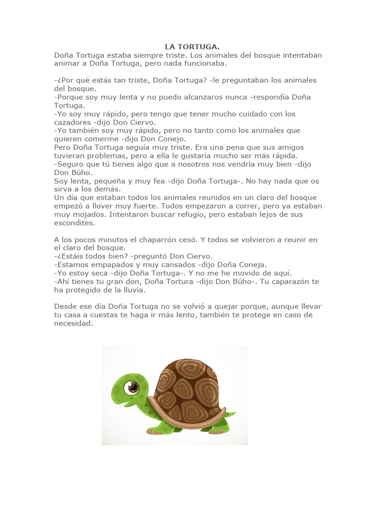 La Tortuga y su Gran Don | PDF | Hogar, jardinería y bricolaje