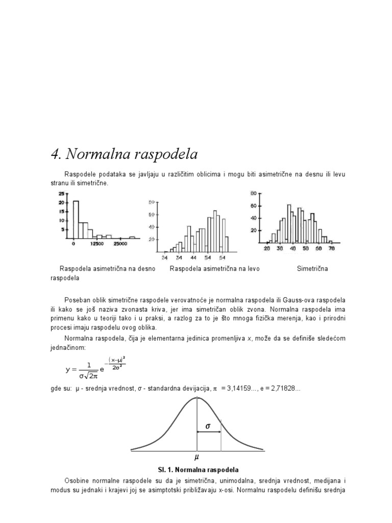 5-Normalna Raspodela | PDF
