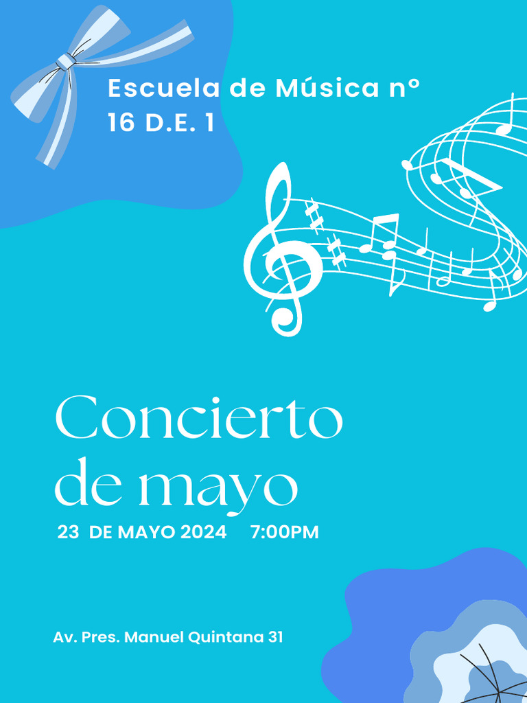 Programa Concierto Mayo 2024 | PDF | Musicología