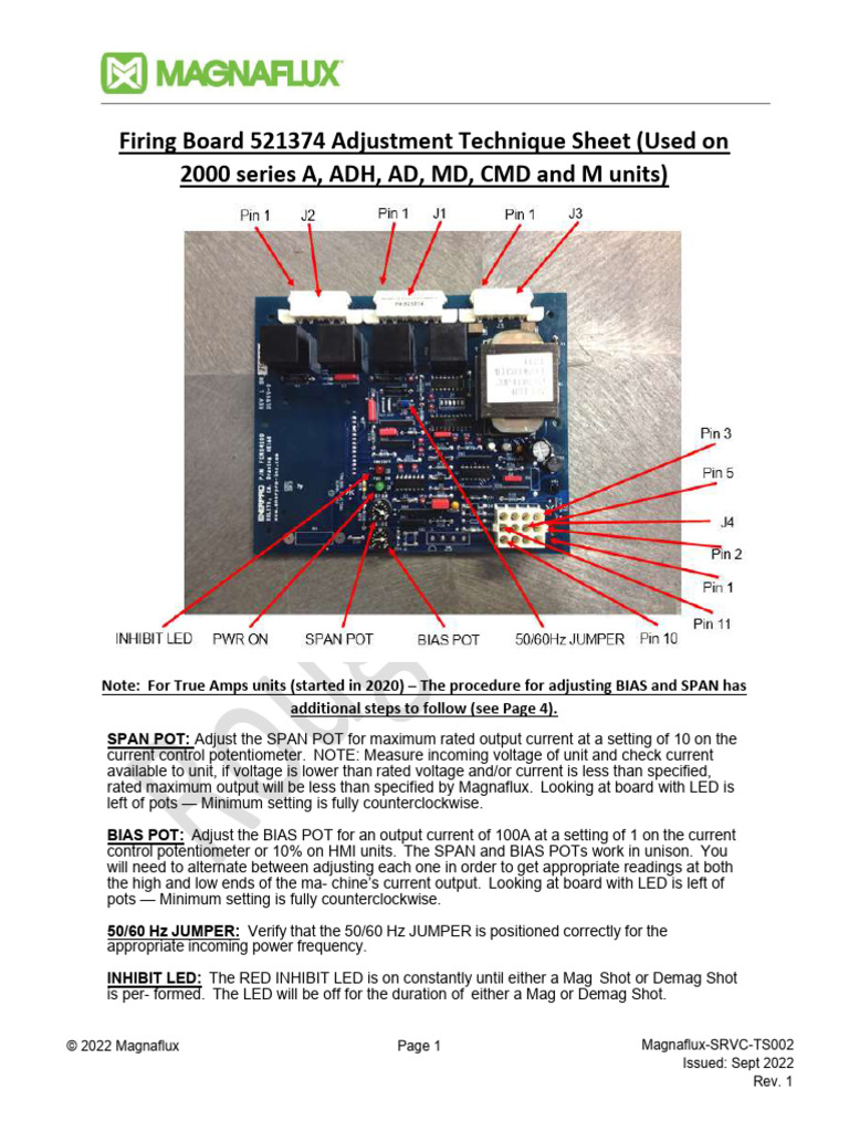 Firing Board Technique Sheet | PDF | Rectifier | Voltage