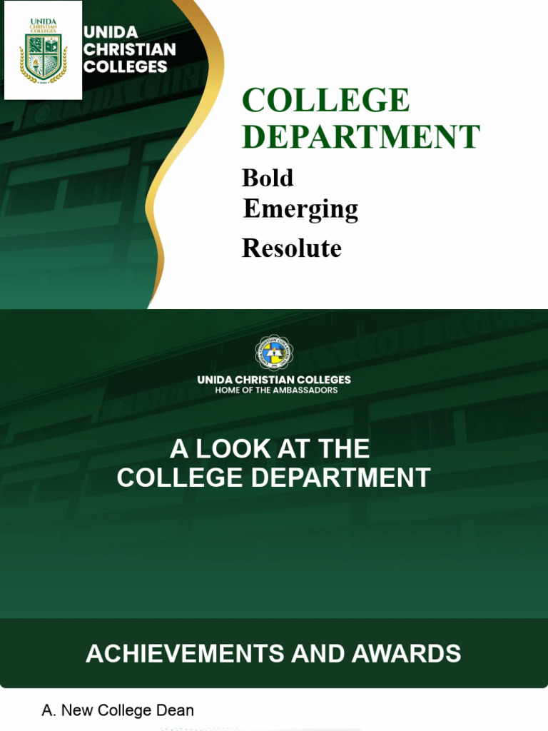 College Presentation For Promotion | PDF