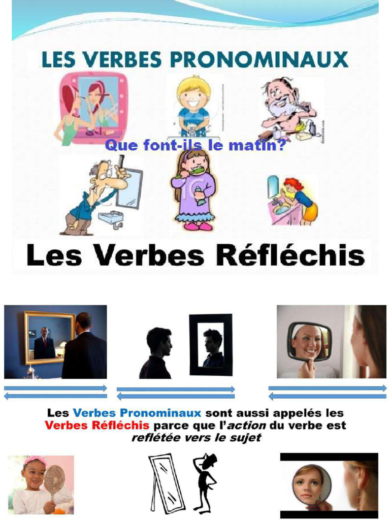 Les verbes réflechis - pronominaux | PDF