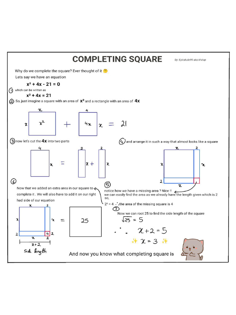 Completing - Square 3 1 1 1 1 | PDF