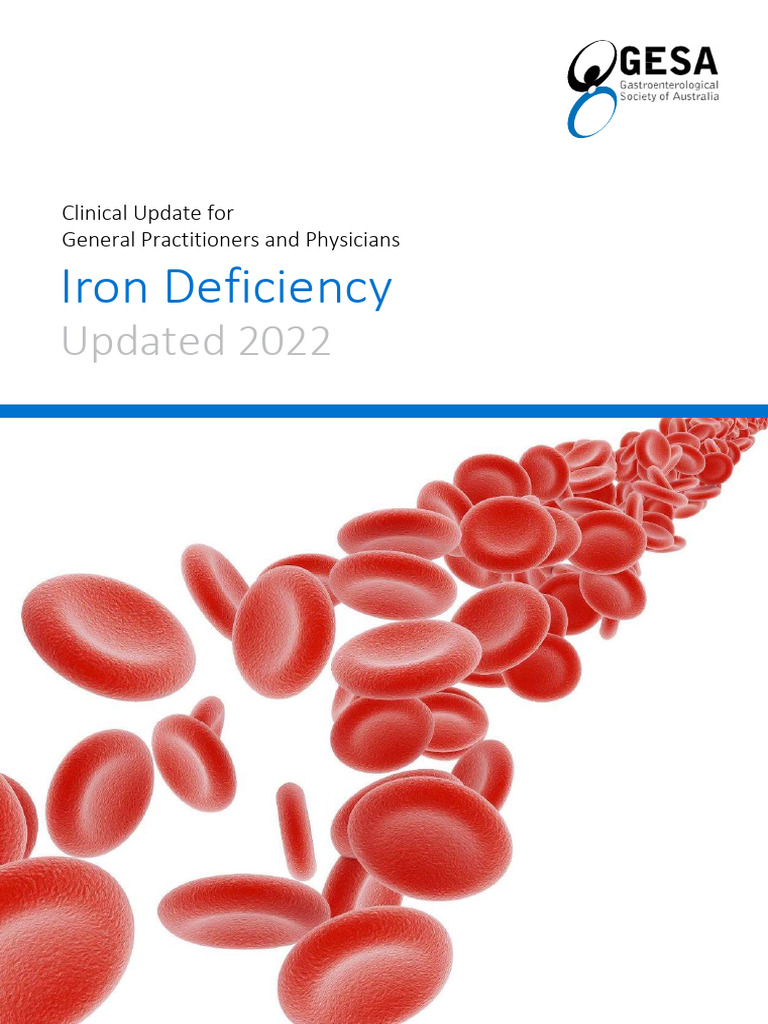 Iron Deficiency Clinical Update 2022 Approved Download Free Pdf