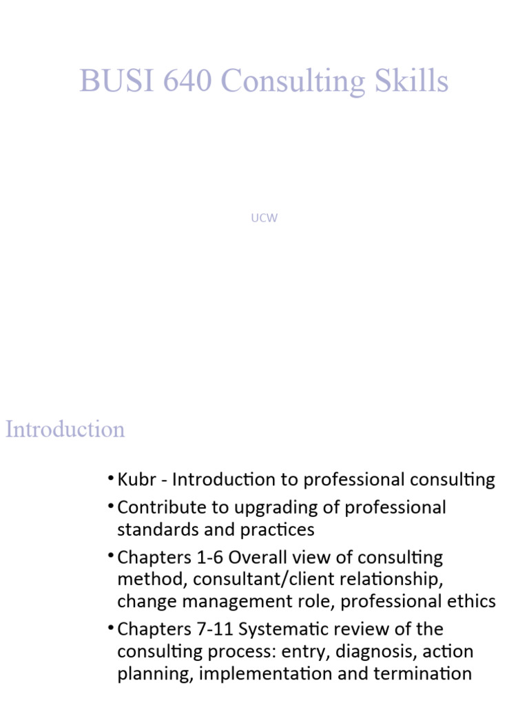 AIntroduction To Management Consulting | PDF | Consultant | Negligence