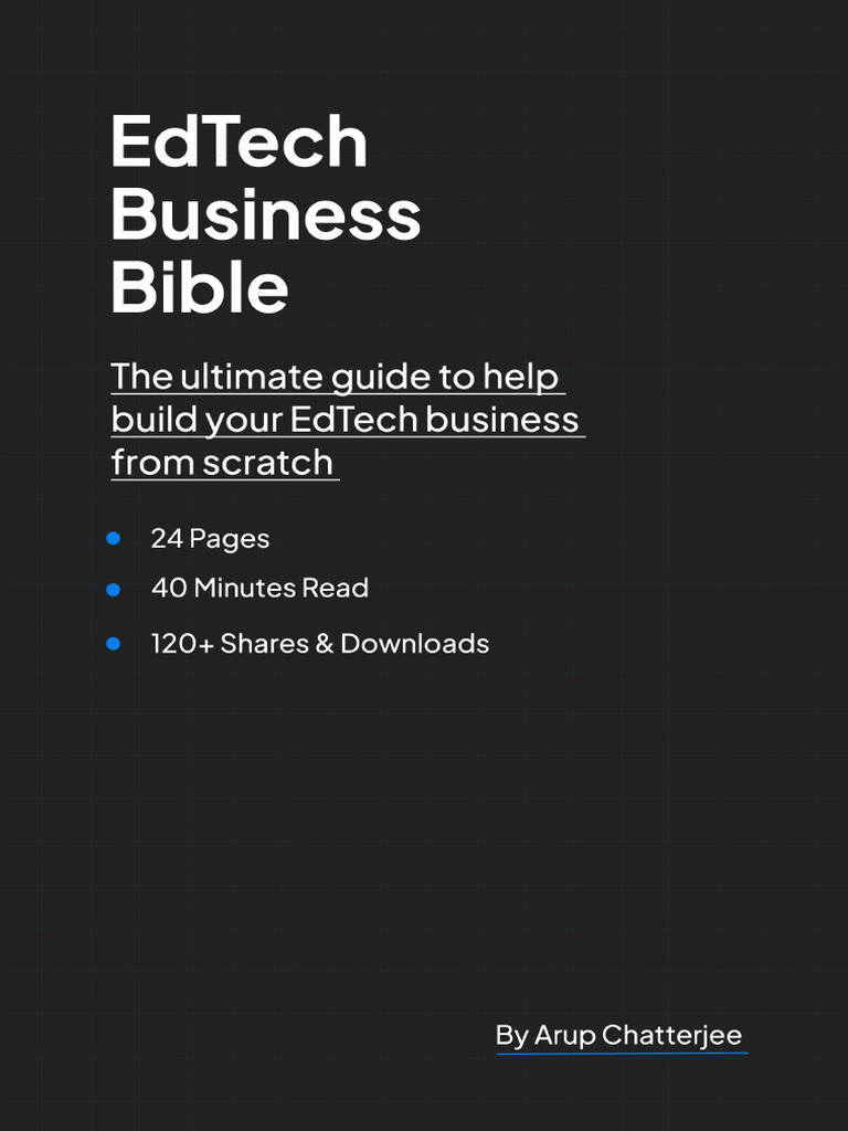 EdTech Business Bible | PDF