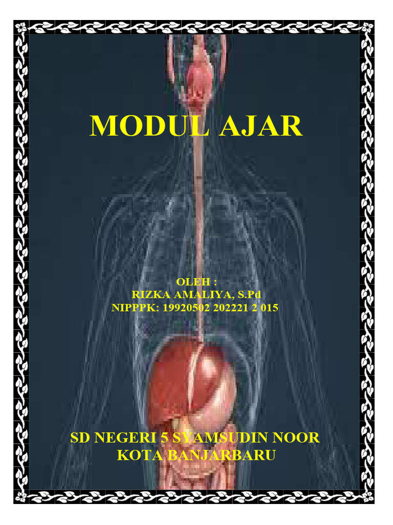 Modul Ajar IPAS Sistem Pencernaan Manusia Kelas 5 Rizka Observasi | PDF