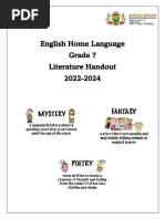 Grade 7 Literature Study Guide: Poetry & Drama | PDF | Poetry | Narrative