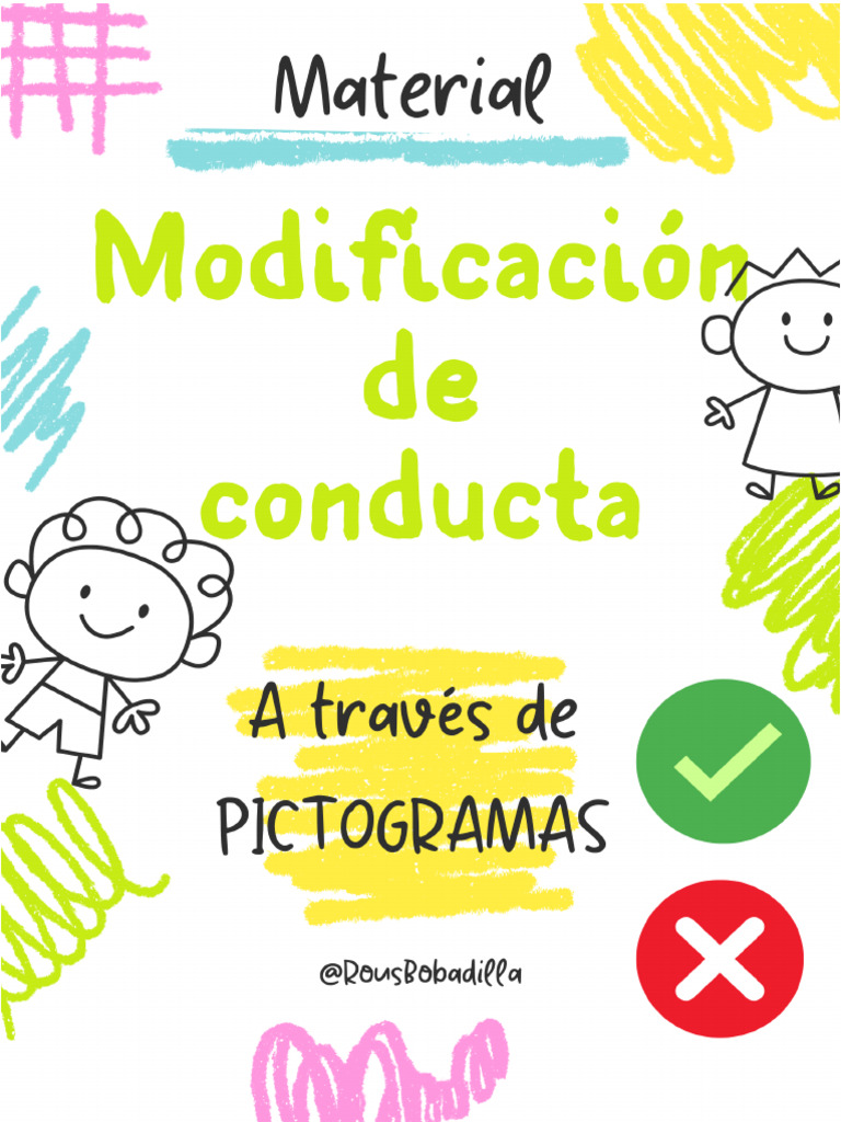 Pictogramas Modificación de Conducta | PDF