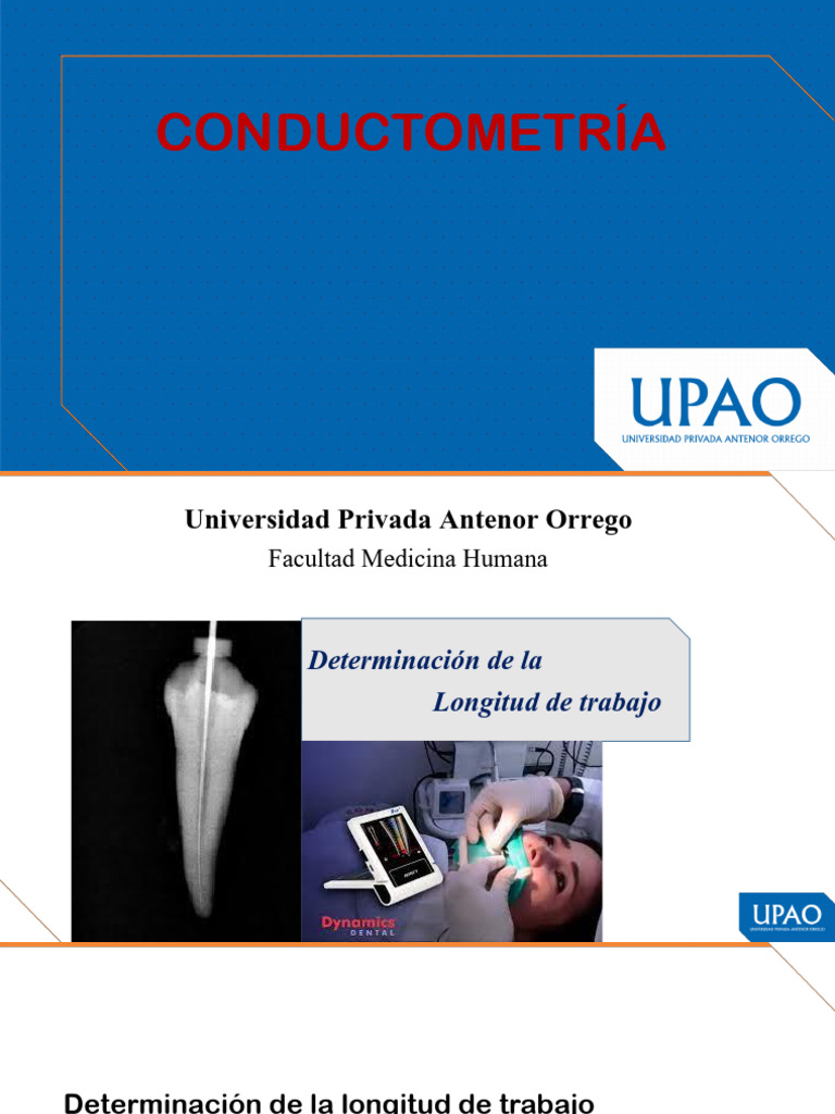 Conductometría en Endodoncia | PDF | Especialidades Medicas | Diente