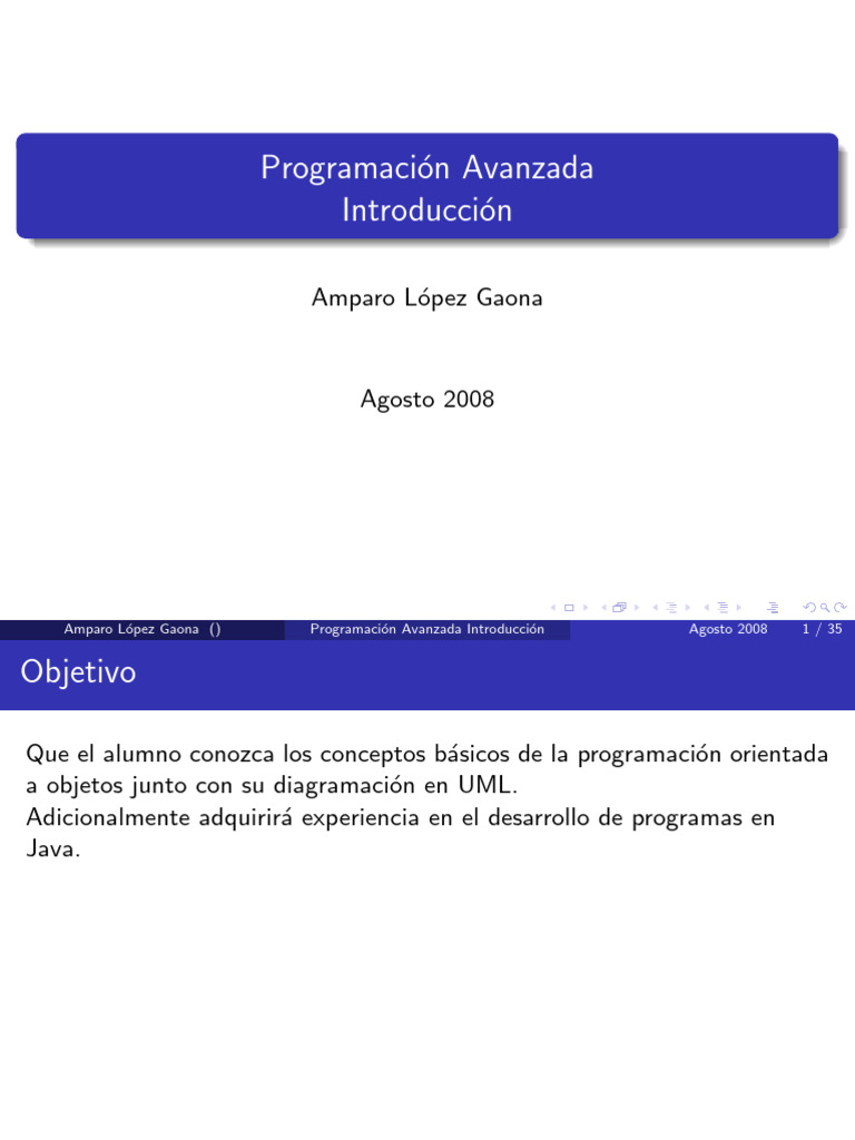 Intro | PDF | Objeto (informática) | Java (lenguaje de programación) Intro | PDF | Objeto (informática) | Java (lenguaje de programación)