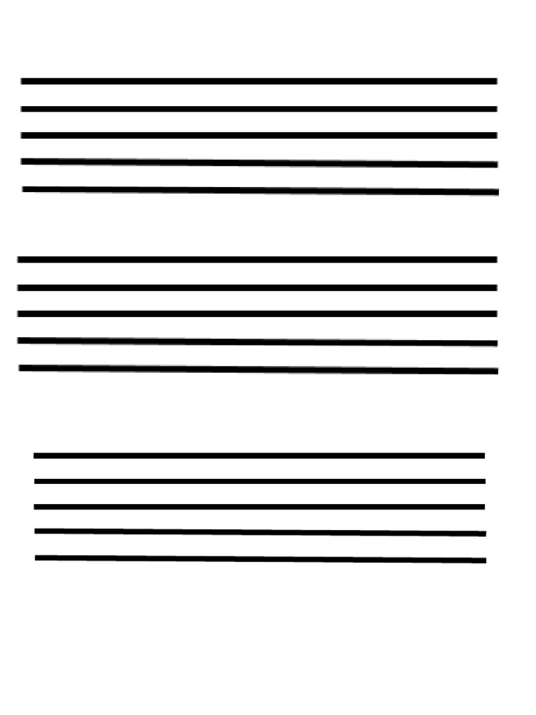 Pentagrama para Niños | PDF