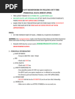 CS Form No. 212 Attachment - Revised Guide To Filling Up The Personal ...