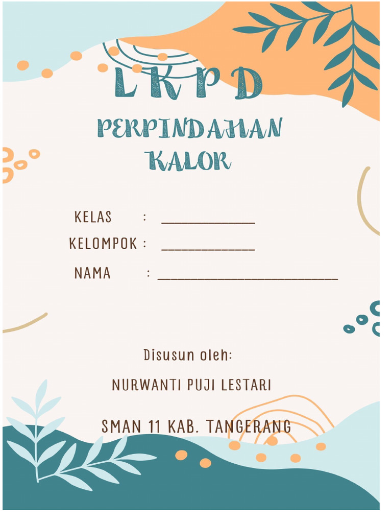 LKPD Perpindahan Kalor Vascak FIX | PDF | Metode & Bahan Ajar | Sains ...