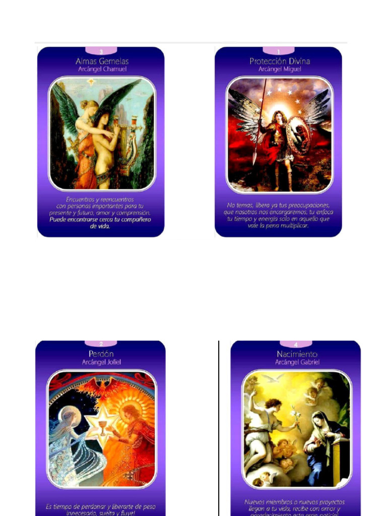 Oraculo de Angeles Con Mensaje | PDF