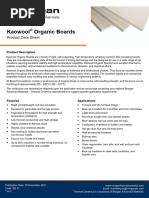 Kaowool S and Kaowool SZR Blankets Product Data Sheet | PDF | Thermal ...