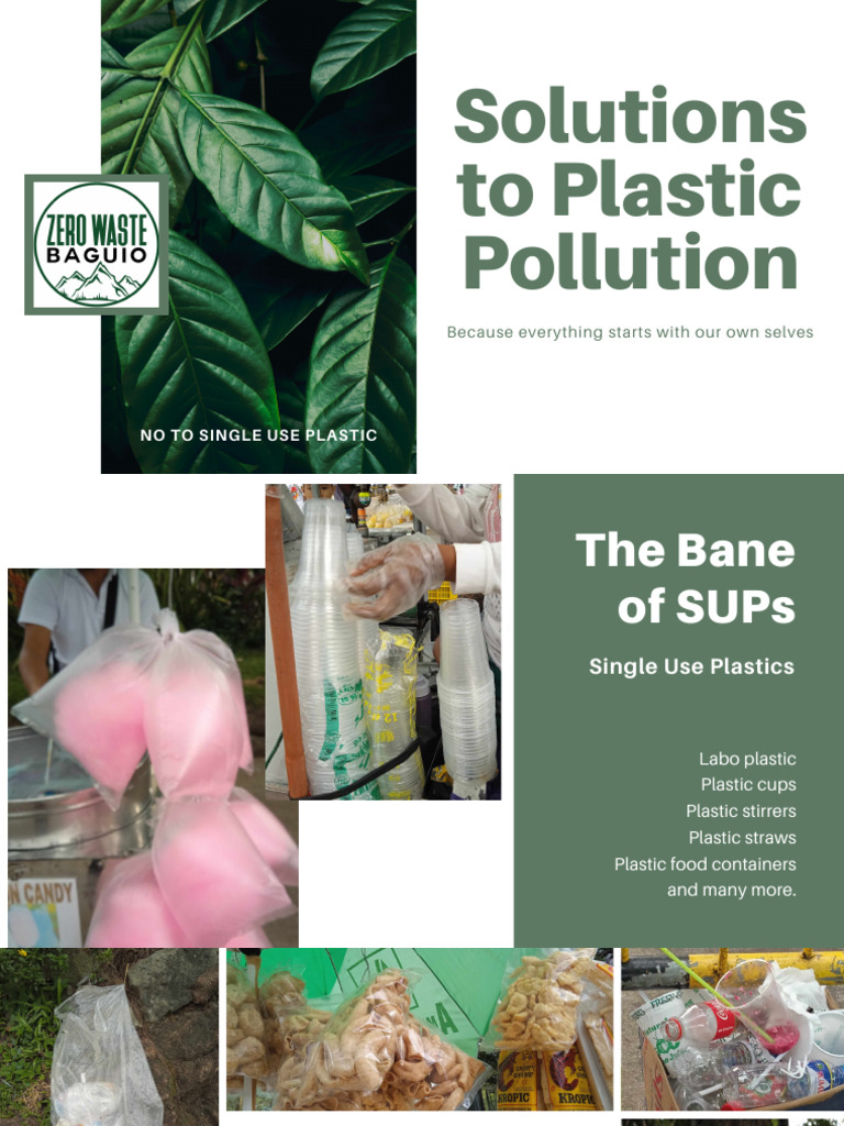 Solution To Plastic Pollution | PDF | Waste | Reuse