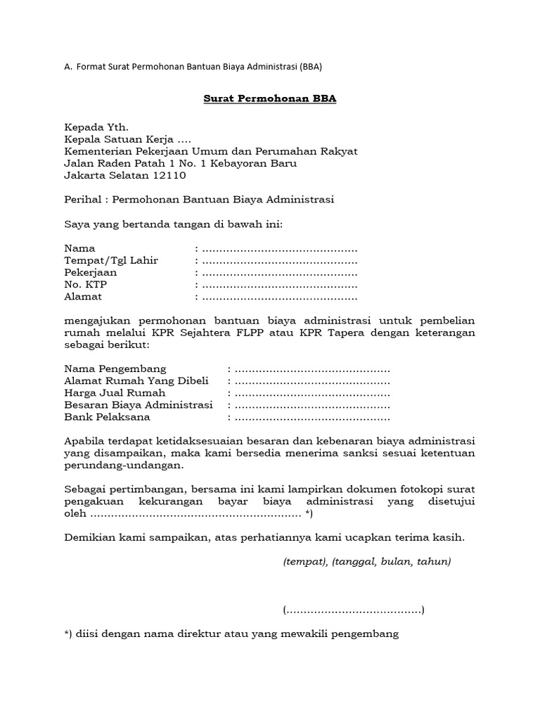 Form Bba | PDF