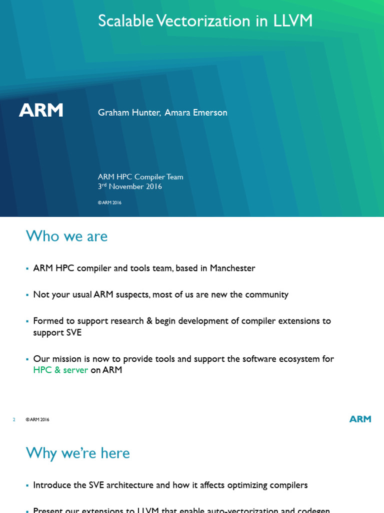 Scalable Vectorizationin LLVMIR | PDF | Pointer (Computer Programming) | Software Engineering