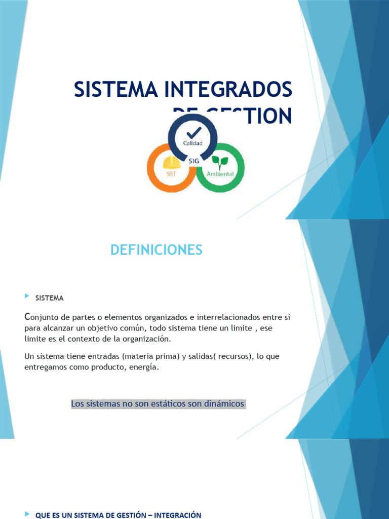 PP - Sistema Integrados de Gestion | PDF | Evaluación del ciclo de vida ...
