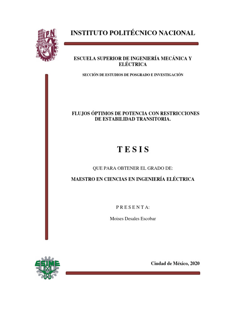 Tesis Final 190720 | PDF | Ingenieria Eléctrica | Electricidad
