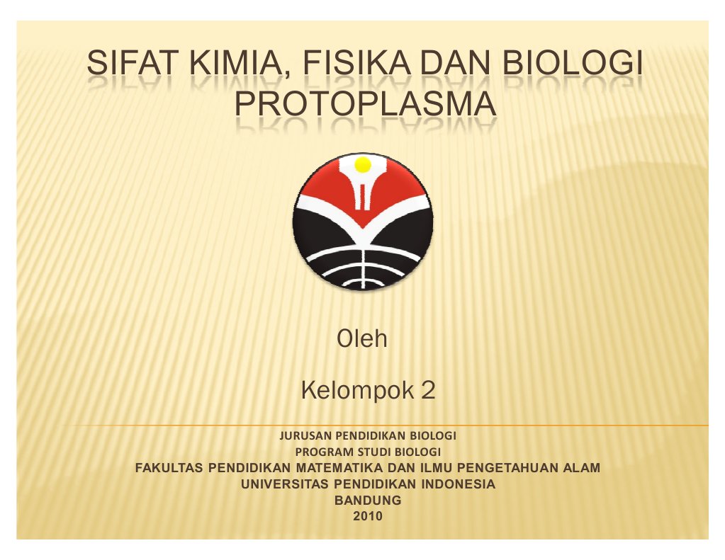 Sifat dan Komponen Protoplasma | PDF