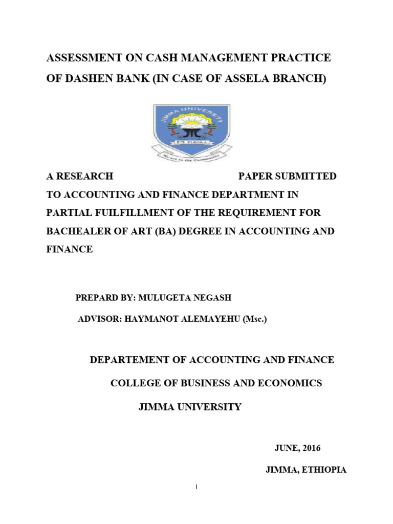 Cash Mg T Pdf Banks Cash