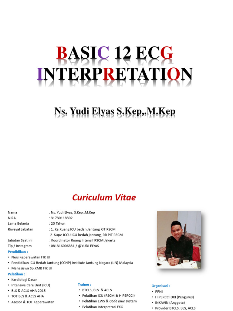 Interpretasi EKG Dasar untuk Kardiologi | PDF