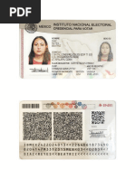 Credencial INE: Datos de Votante México | PDF
