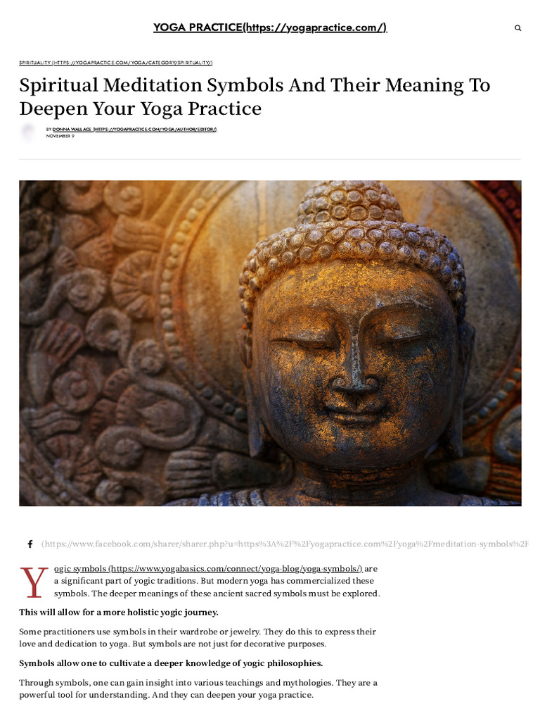 Yoga Symbols and Their Meanings | PDF | Mandala | Chakra