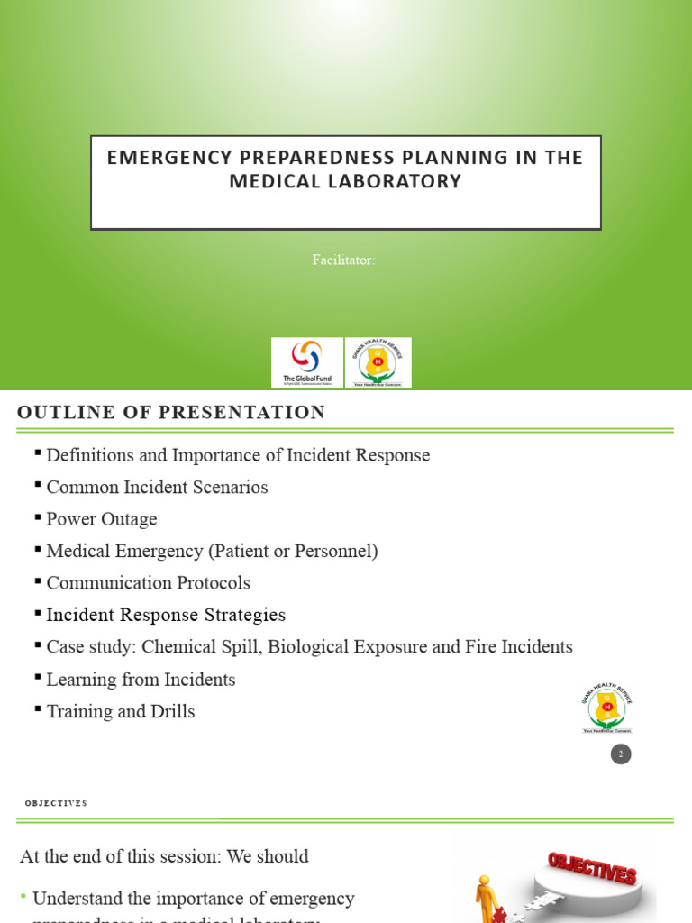Emergency Preparedness Planning in The Medical Laboratory - Reviewed ...