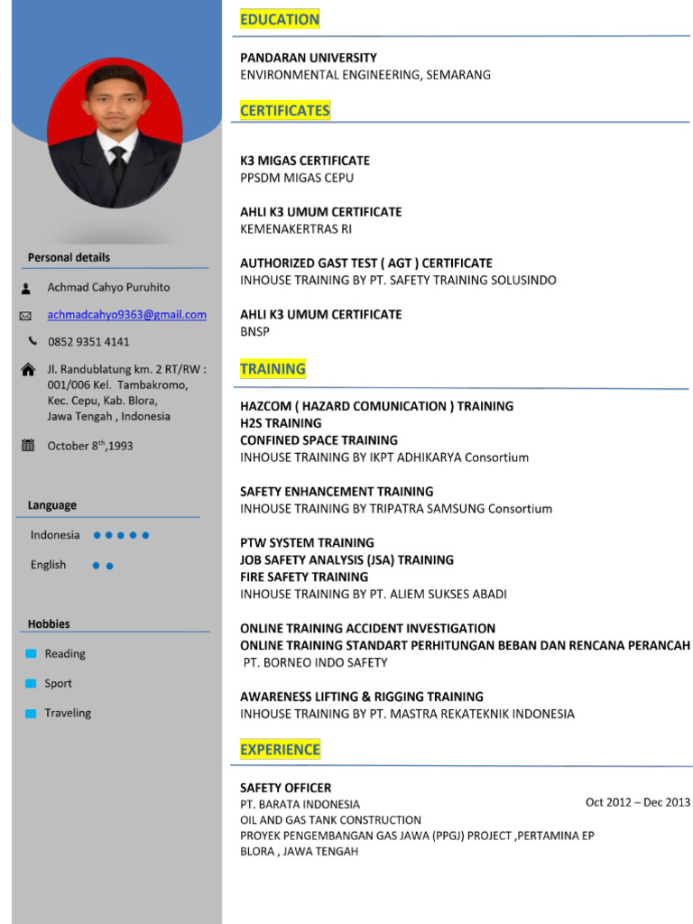 Coverlatter CV Fajar Laksono | PDF