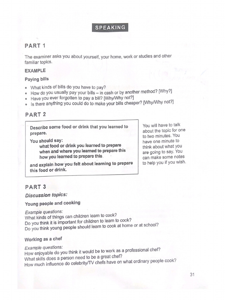 Ielts Speaking | PDF