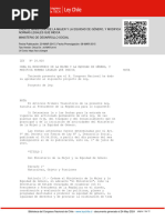 Reglamento Ley 648 Igualdad | PDF | Igualdad de género | Estudios de género