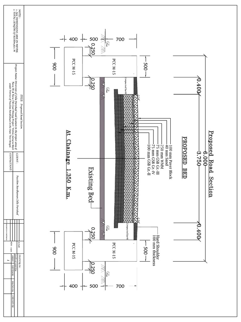 Road Section Paverblock | PDF