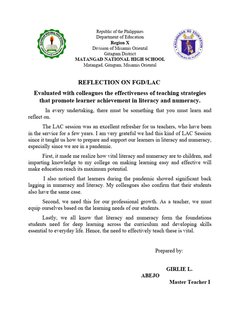 Reflection On SLAC | PDF