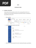 Modul Kursus Office Word | PDF