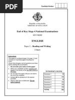 NCE English Exam Paper 2023 | PDF | Games & Activities