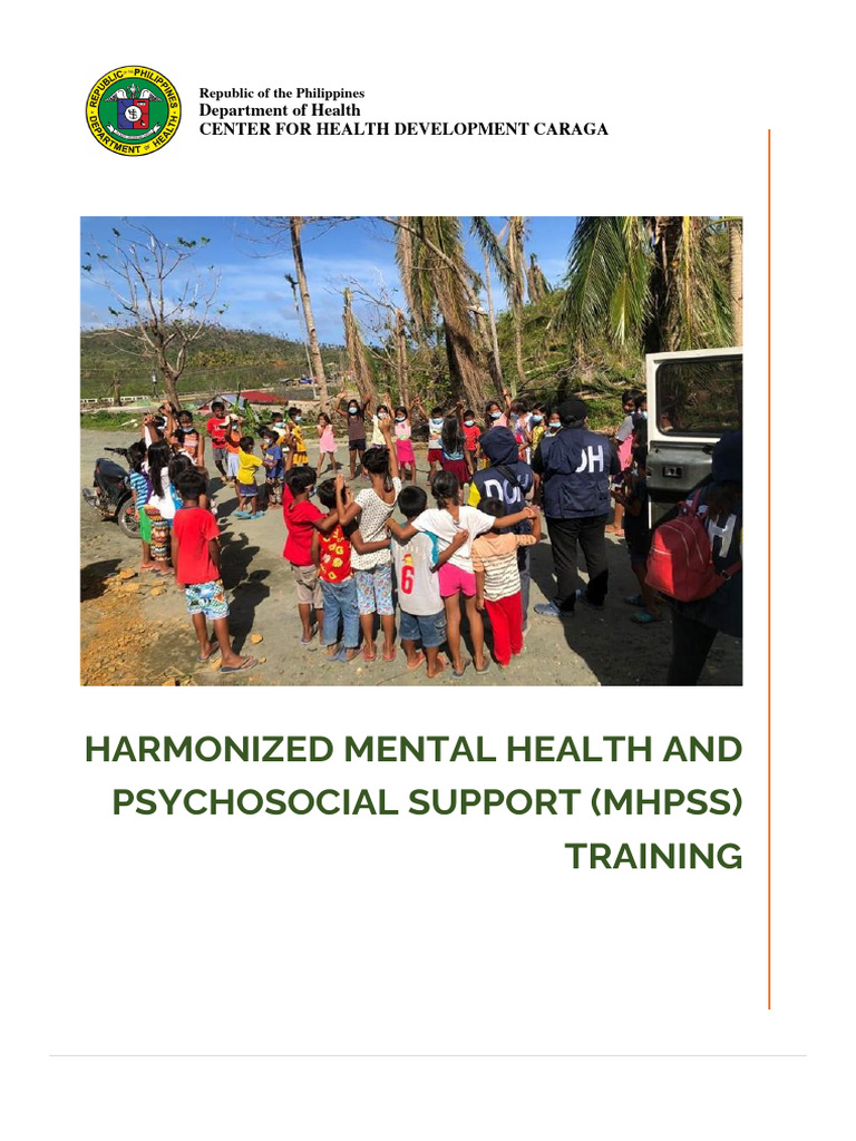 MHPSS TRAINING Participant Manual v2 | PDF | Hazards | Disaster Risk ...