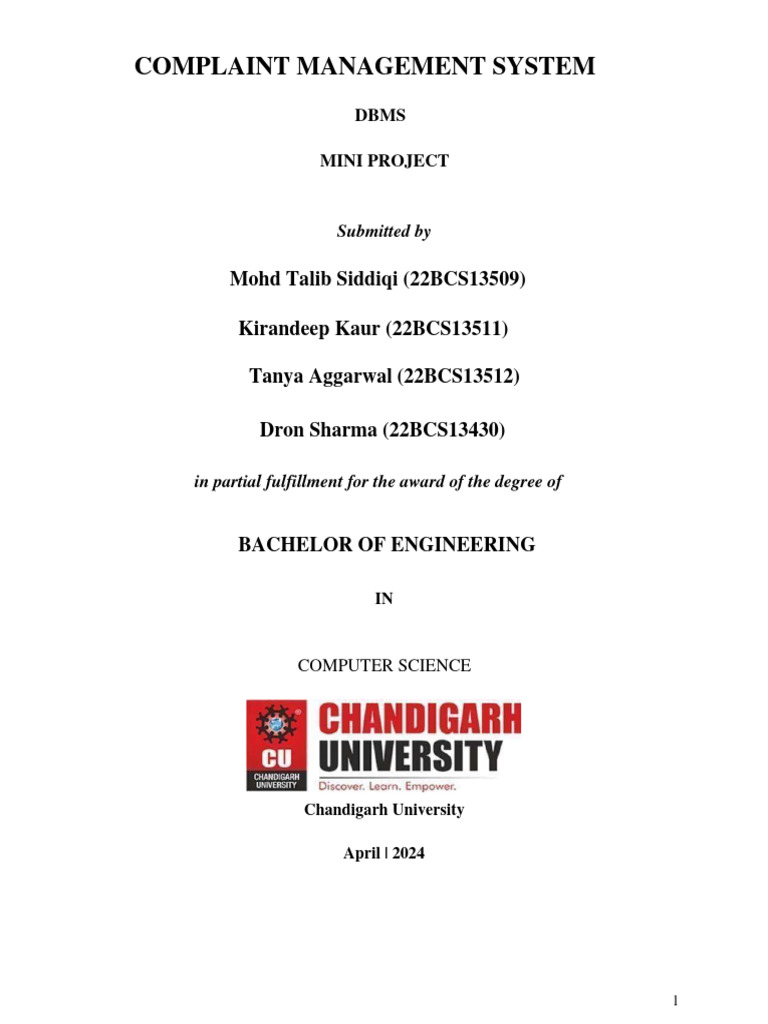 Dbms Project Report | PDF | Databases | Software Testing Dbms Project Report | PDF | Databases | Software Testing