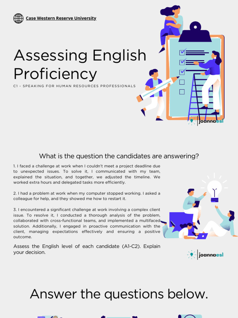 HR English Assessment Presentation | Download Free PDF | Cognitive Science | Learning