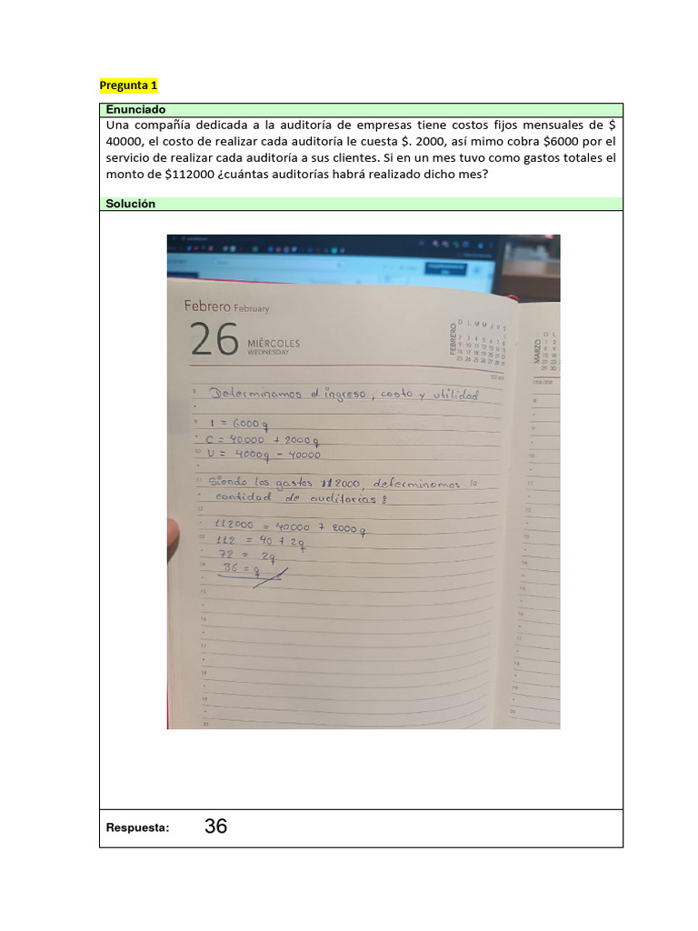 Formato de Soluci N de Desarrollo para Estudiante | PDF | Negocios