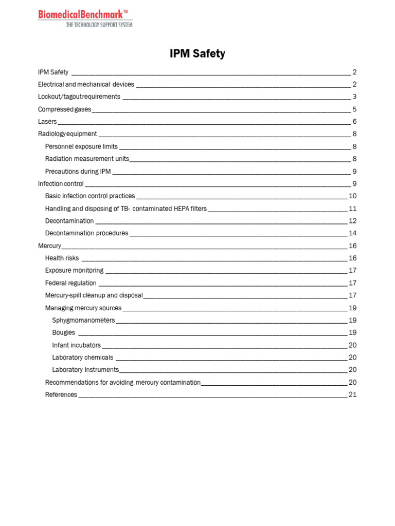 Ipm Safety Download Free Pdf Absorbed Dose Ionizing Radiation