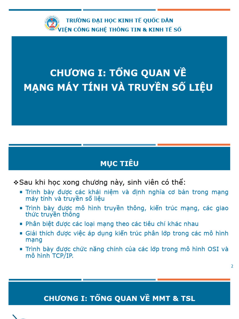 MMT-Chuong 1 | PDF