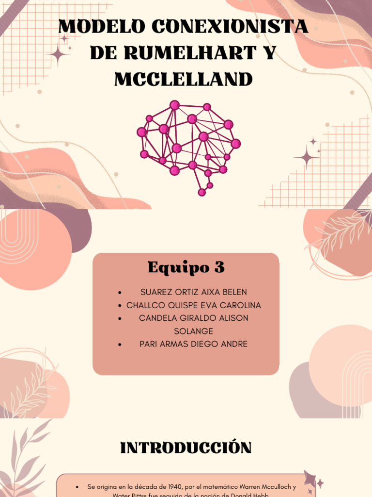 Modelo Conexionista de Rumelhart y Mcclelland - 20240420 - 203043 ...