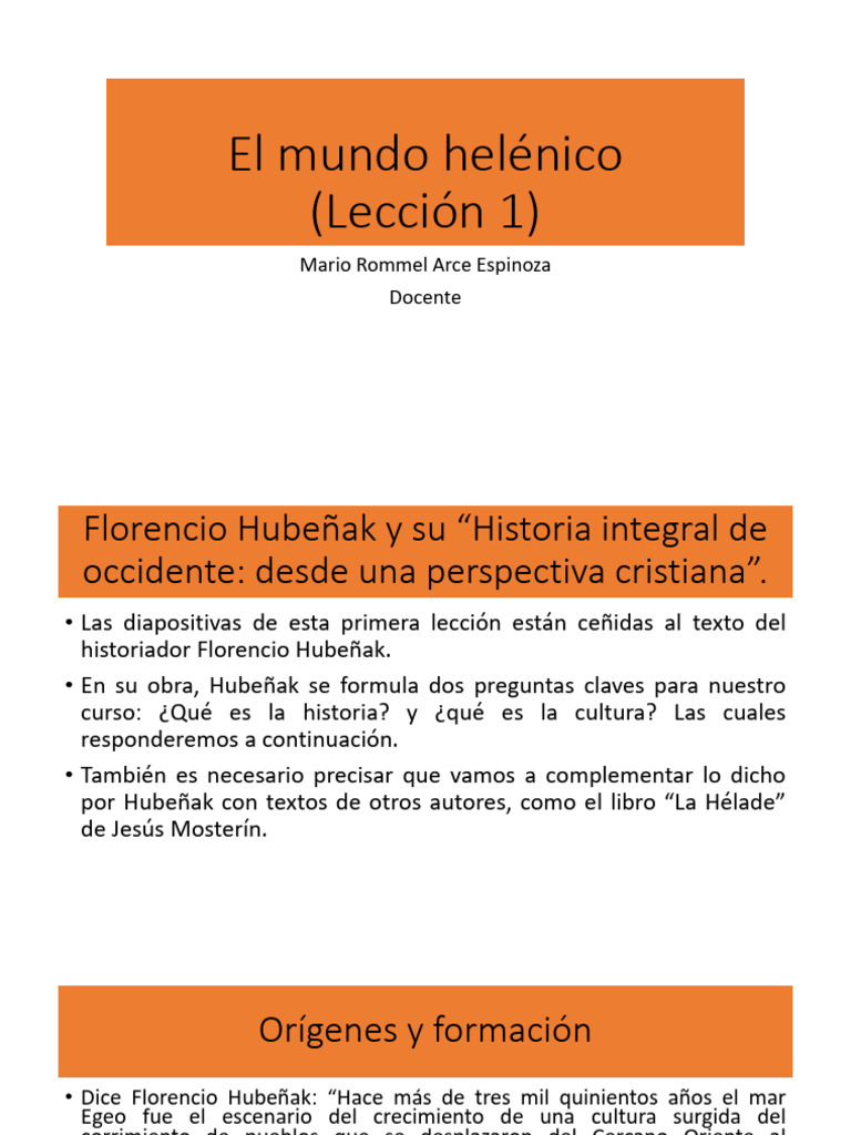 EL MUNDO HELÉNICO - LECCIÓN 1 | PDF | Esparta | Antigua Grecia